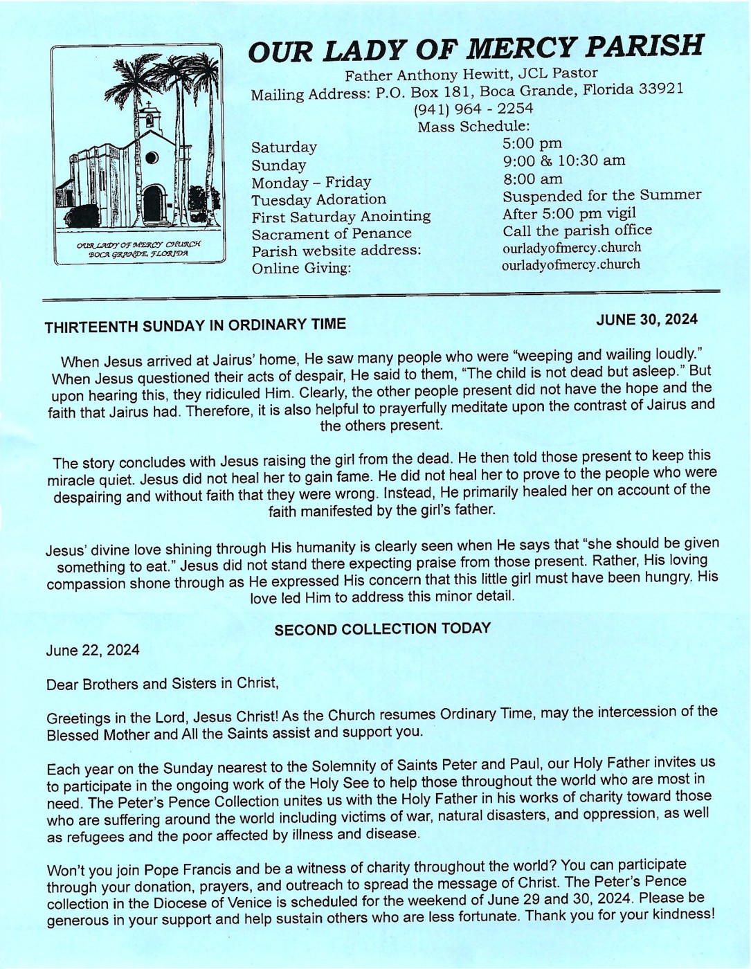 Bulletins | Our Lady of Mercy